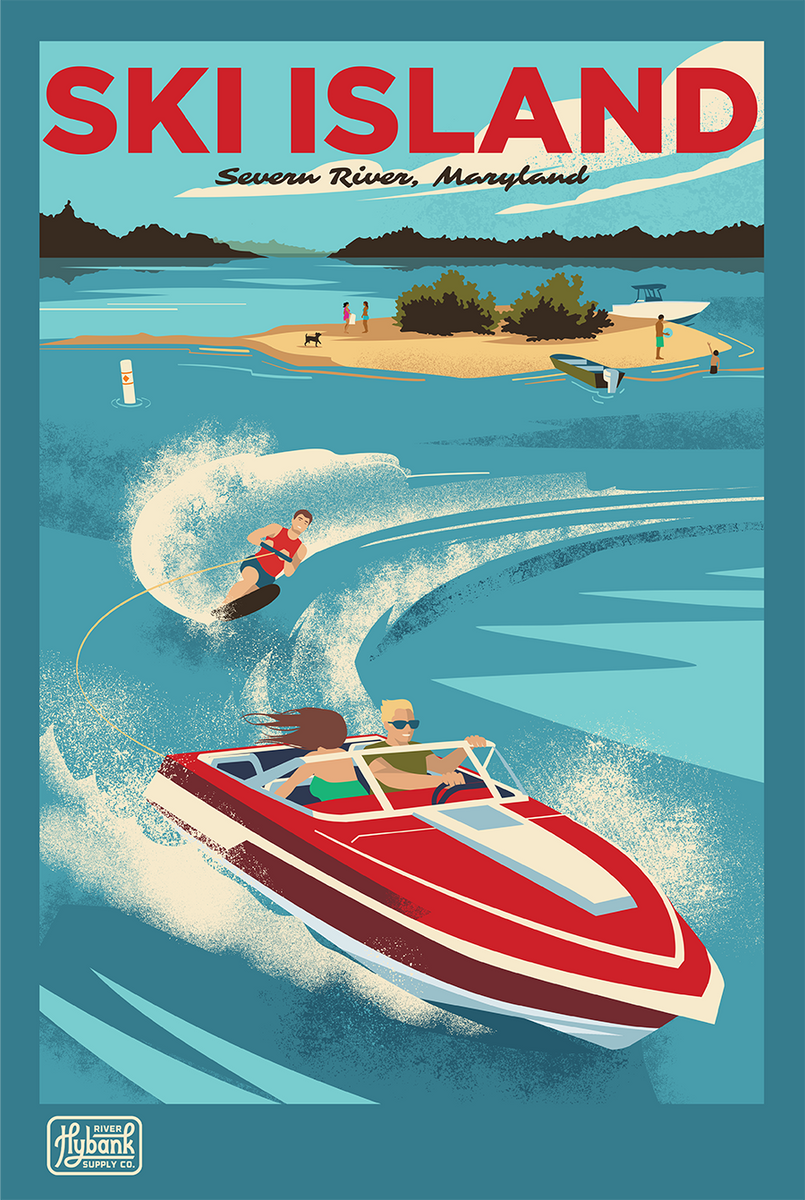 SKI ISLAND Print – Hybank River Supply Co.